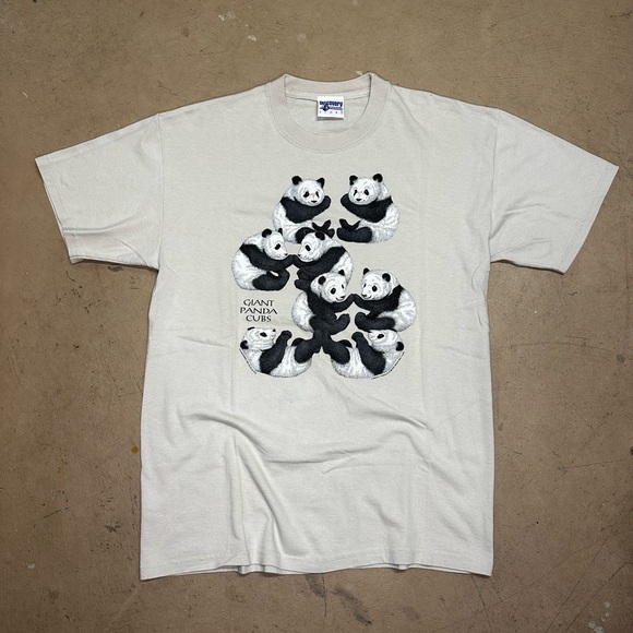 Discovery | Shirts | Vintage Usa Made Discovery Channel Giant Panda ...
